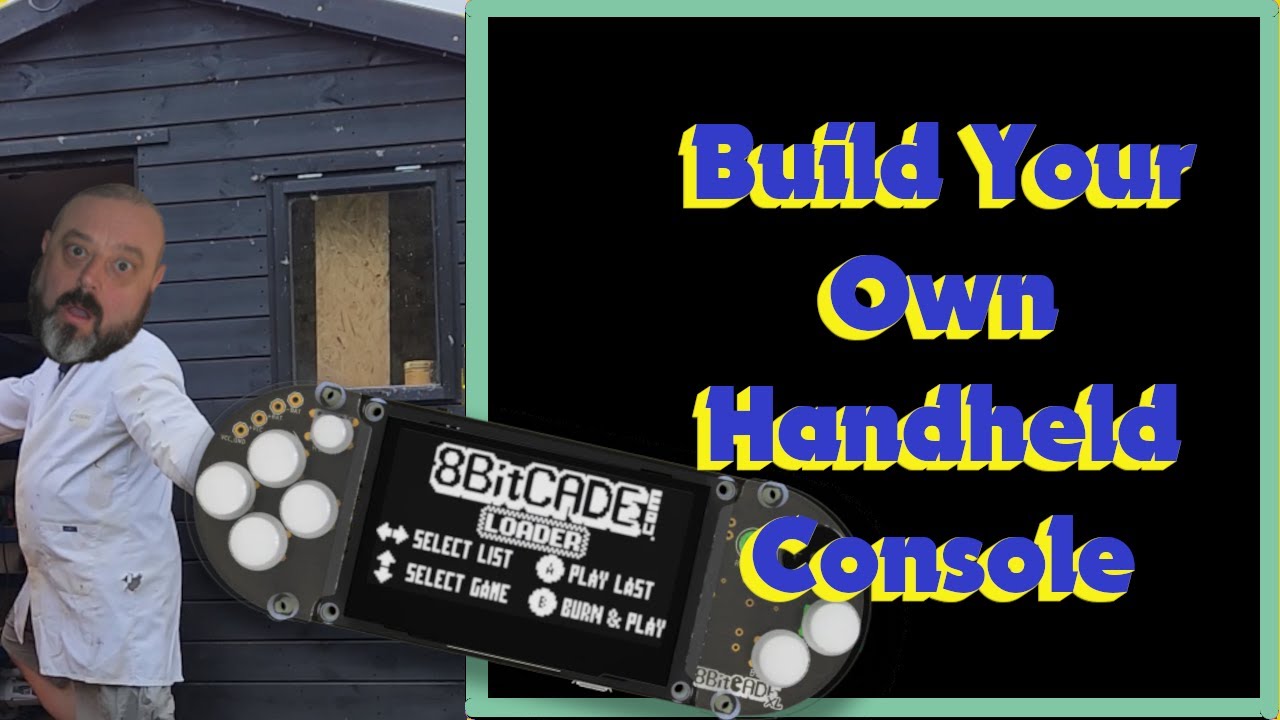 8BitCadeXL DIY build your own console. Handheld games console ...