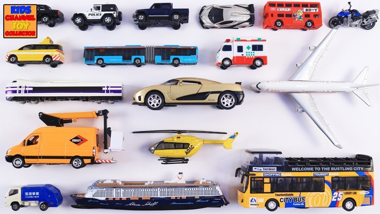 Learn About Street Vehicles Names & Sounds for Kids - YouTube