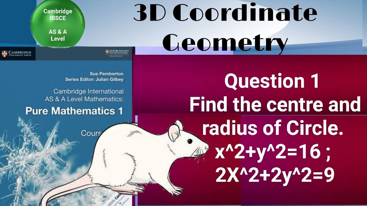 Find The Centre And Radius Of Circle X 2 y 2 16 2X 2 2y 2 9 YouTube Find The Centre And Radius Of Circle X 2 y 2 16 2X 2 2y 2 9 YouTube