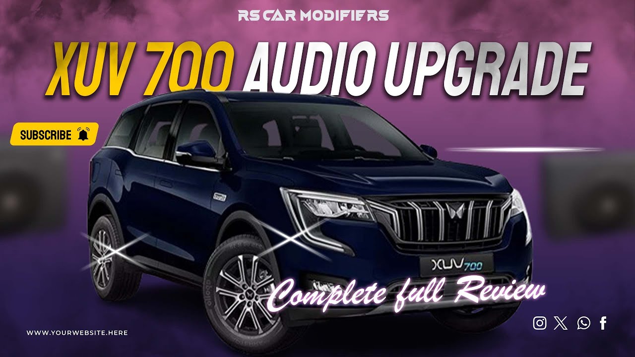 Xuv 700 Upgraded Complete Wiring, Audison Speakers, Amp & Aura ...