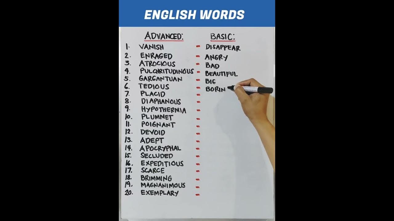 English Words Advanced Vs Basic Vanish Disappear YouTube english-words-advanced-vs-basic-vanish-disappear-youtube