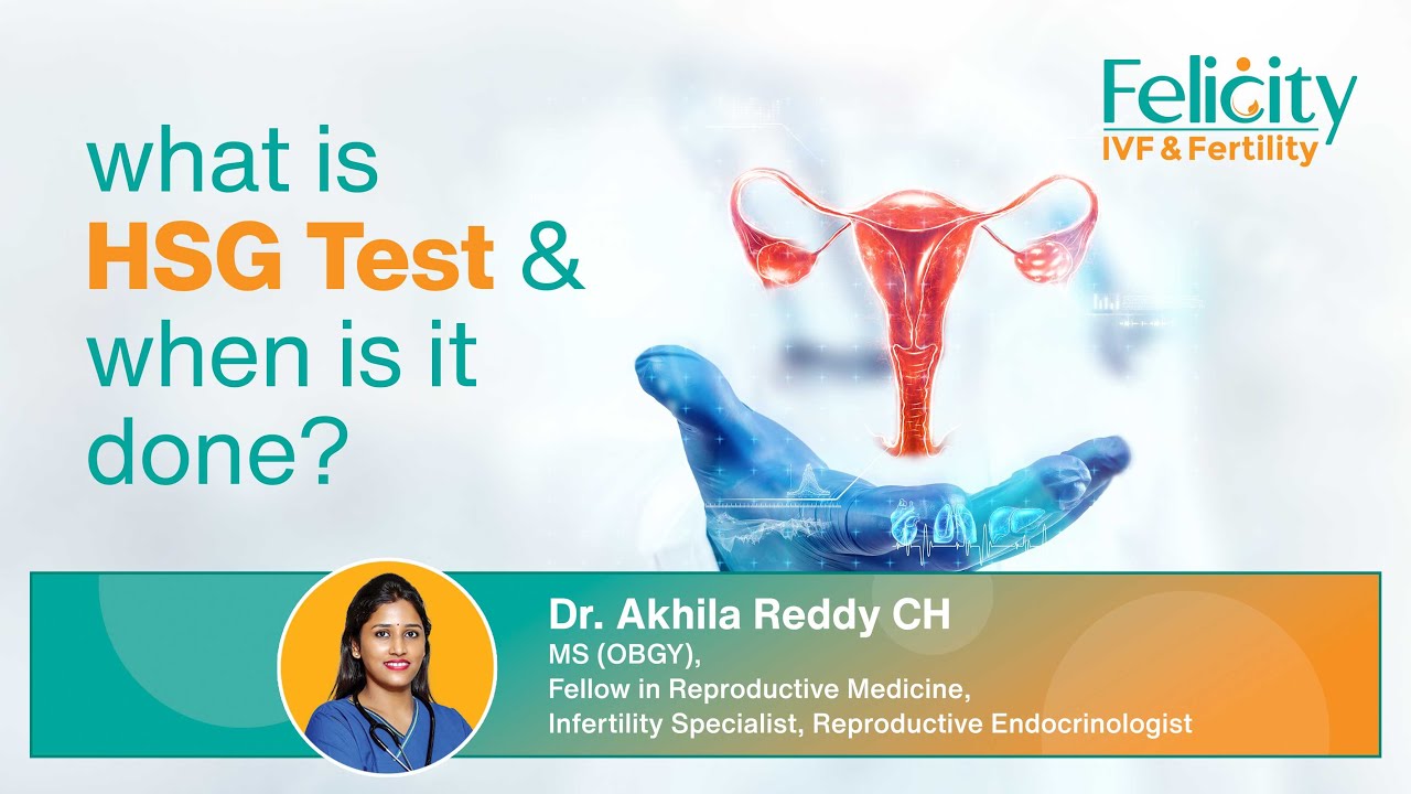 What is HSG Test and when is it done? Dr Akhila Reddy, Infertility ...