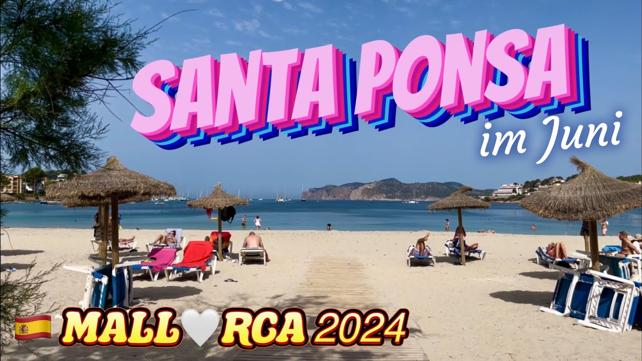 Santa Ponsa🌴🏖️MALLORCA island🩷NEW Shopping & Beach🛍️XXL Walk TOP 🇪🇸 ...