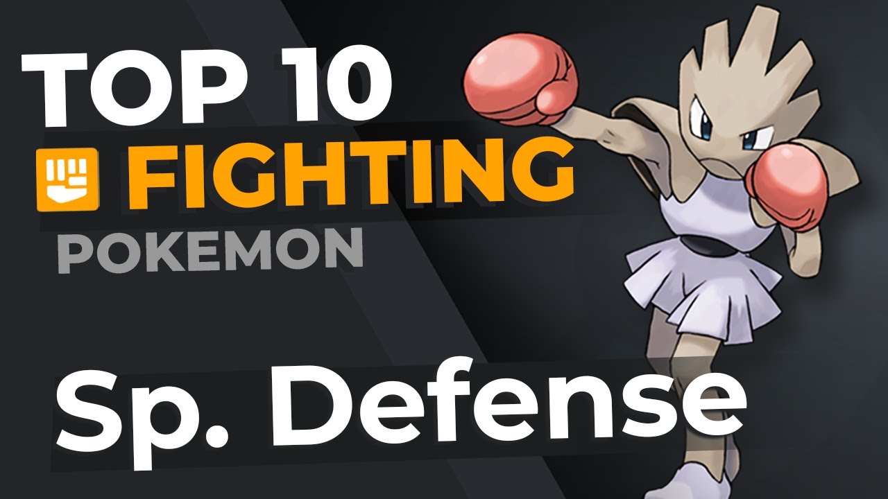 Top 10 Fighting Pokemon - Highest Special Defense - YouTube