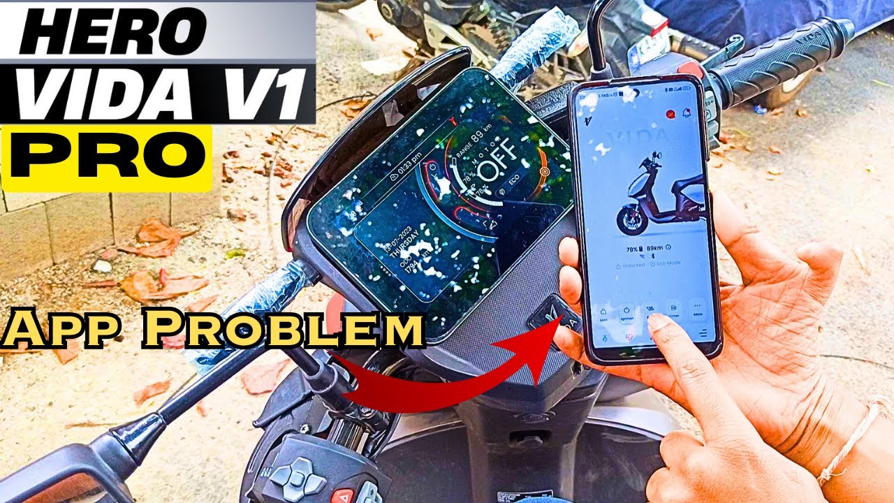Hero Vida Vi1 Pro Mobile App Problem Live Captured | Big Problem with ...