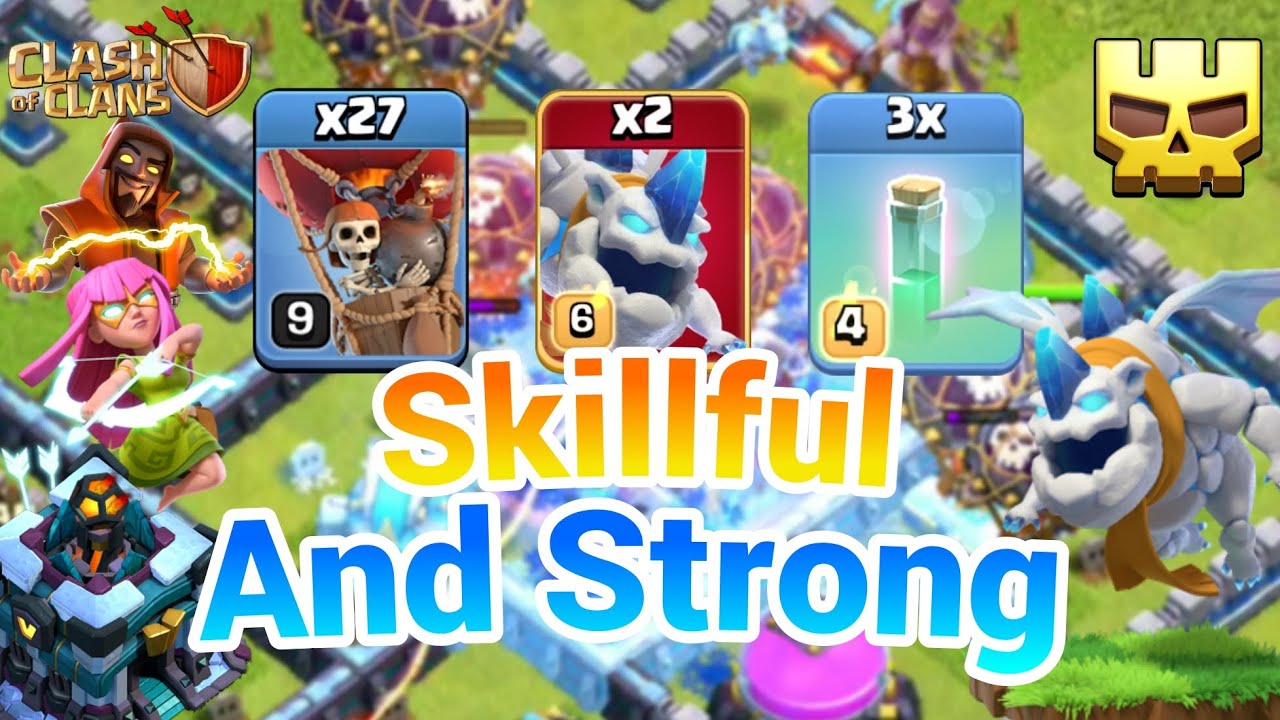 The Ice Hound Strategy in Town Hall 13 "Skillful and Strong" (Clash of ...