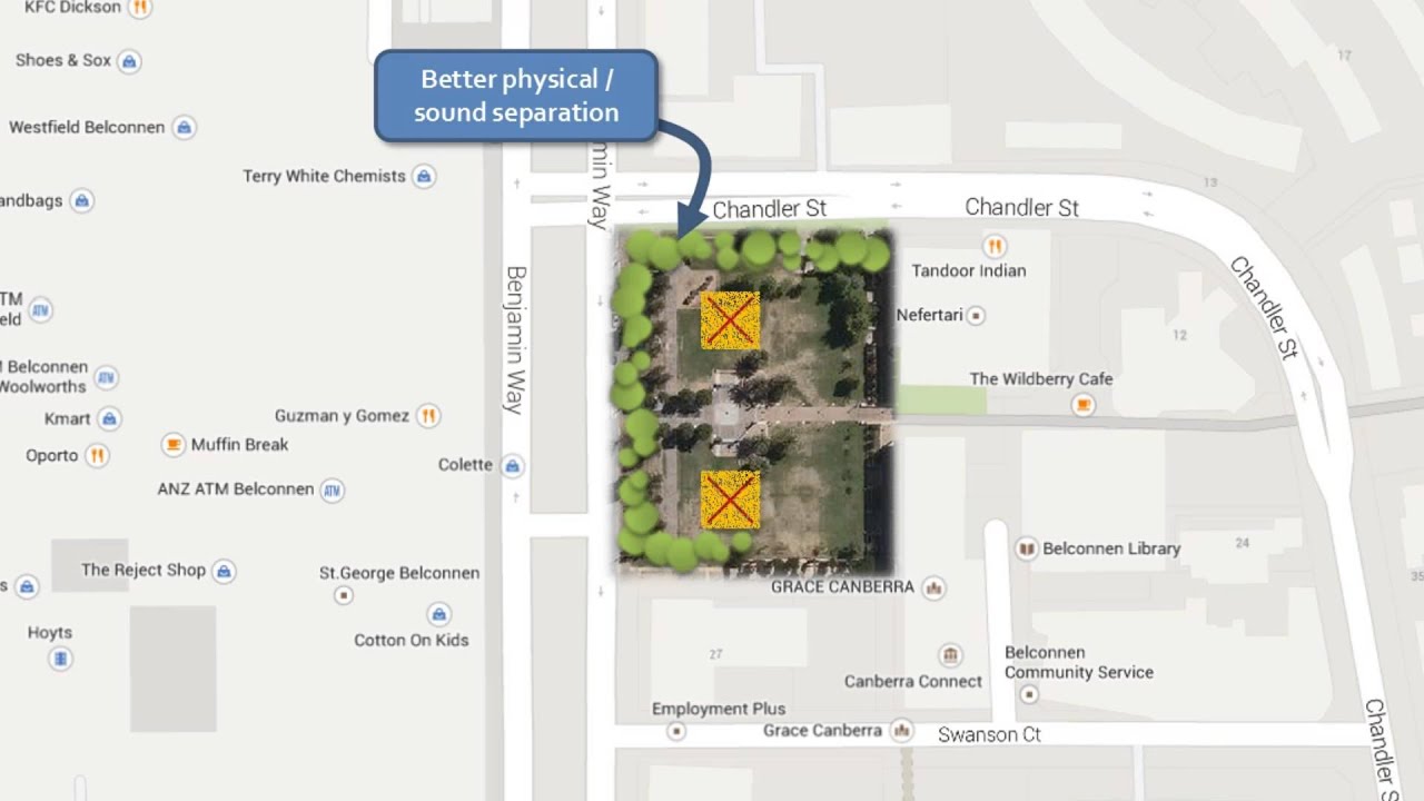 Margaret Timpson Park / Belconnen Library redevelopment - YouTube