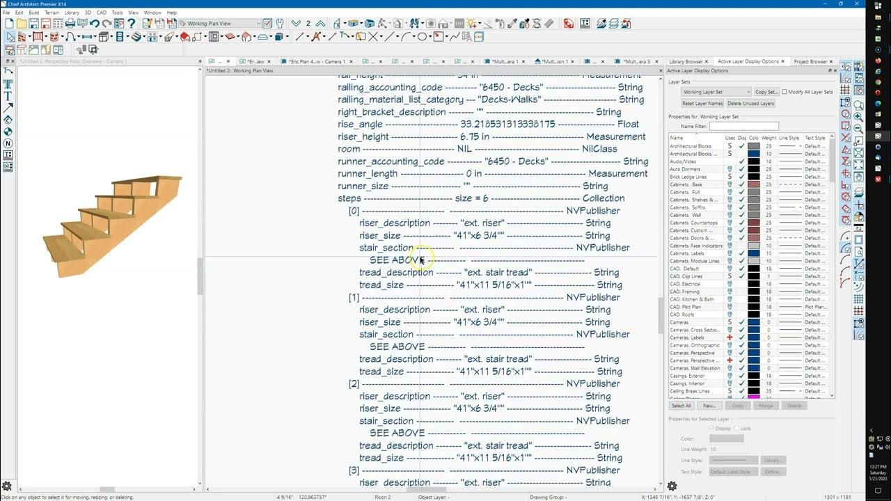 Stair Info via Macros - Chief Architect - YouTube