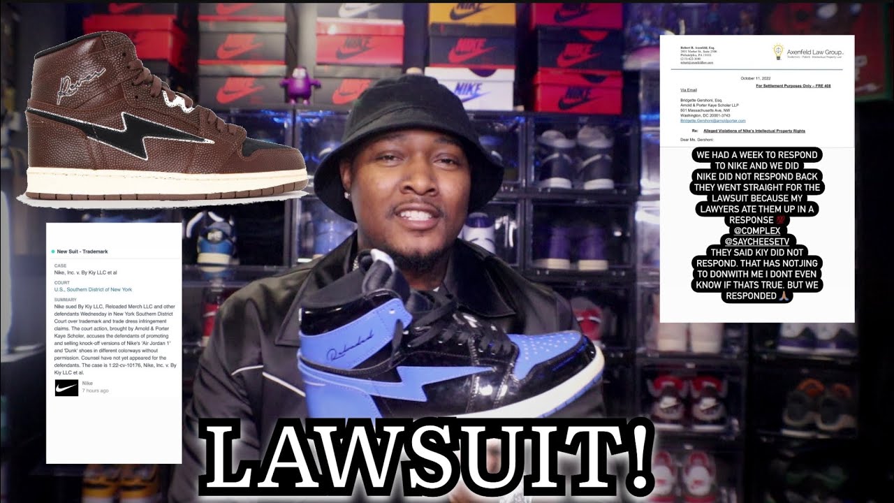 NIKE FILES LAWSUIT AGAINST OMI IN A HELL CAT & AIR KIY!!!!!!!! - YouTube