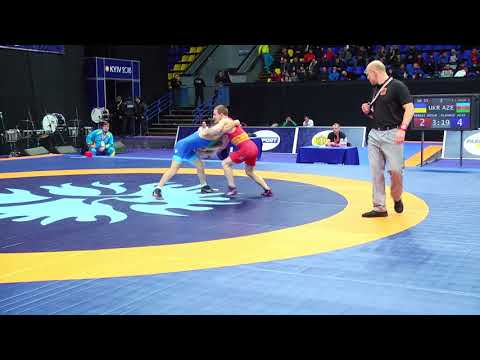 Round 1 GR   55 kg UKR SERGII DZIUBA AZE ELDANIZ AZIZLI