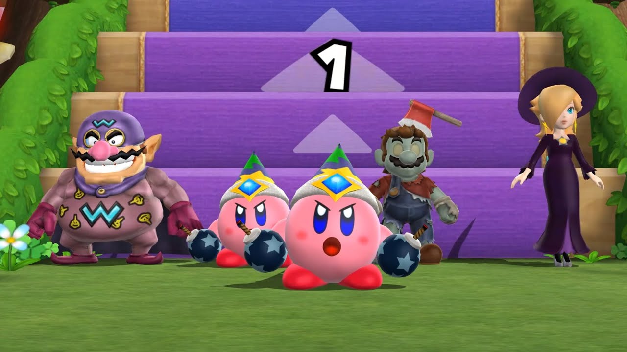 Mario Party 9 Step It Up Minigames - Wario Win by Doing Absolutely ...