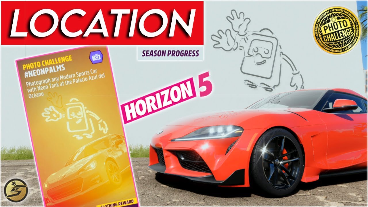 Neon Tank Palacio Azul del Oceano Forza Horizon 5 Photo Challenge Neon ...