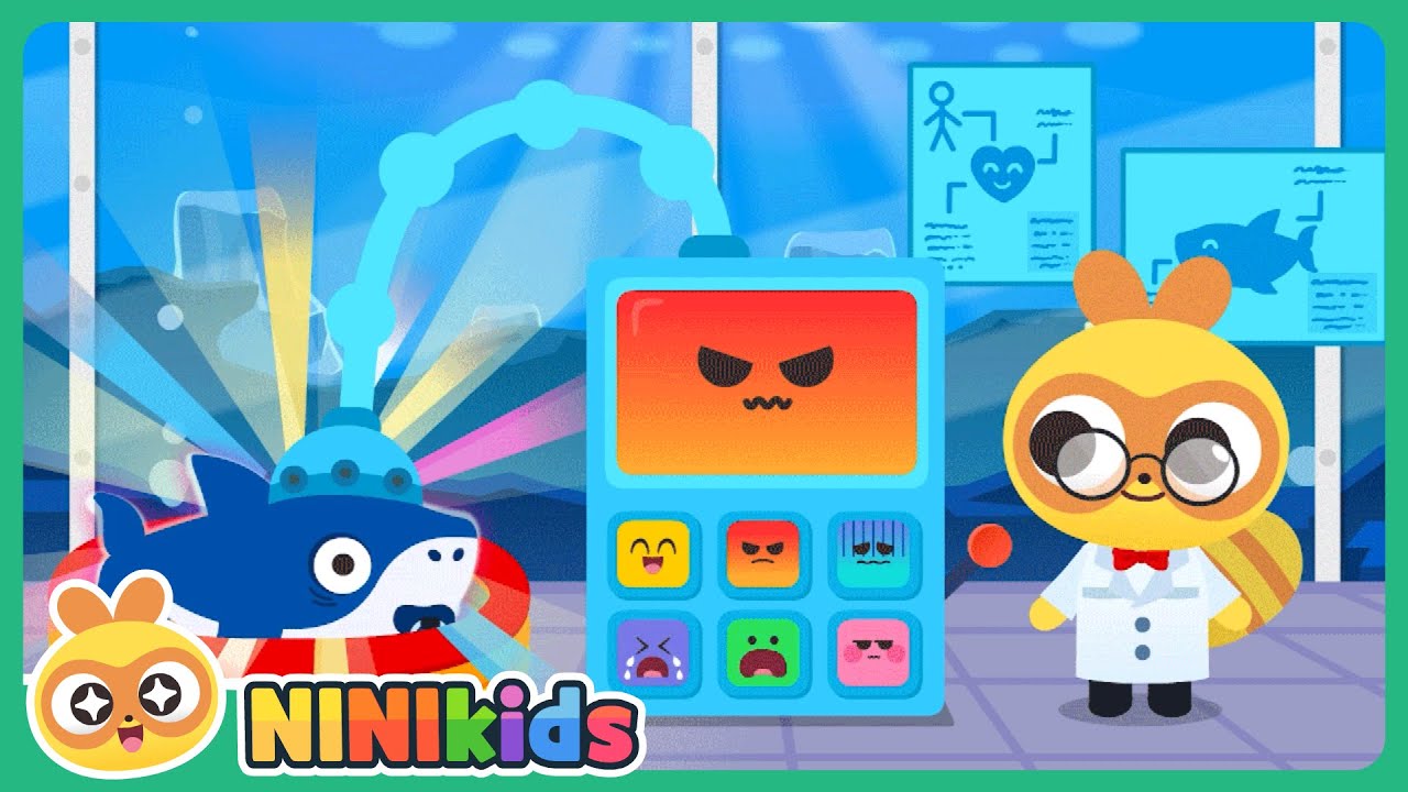 How does Baby Shark feel? | Expression Vending Machine Robot ...