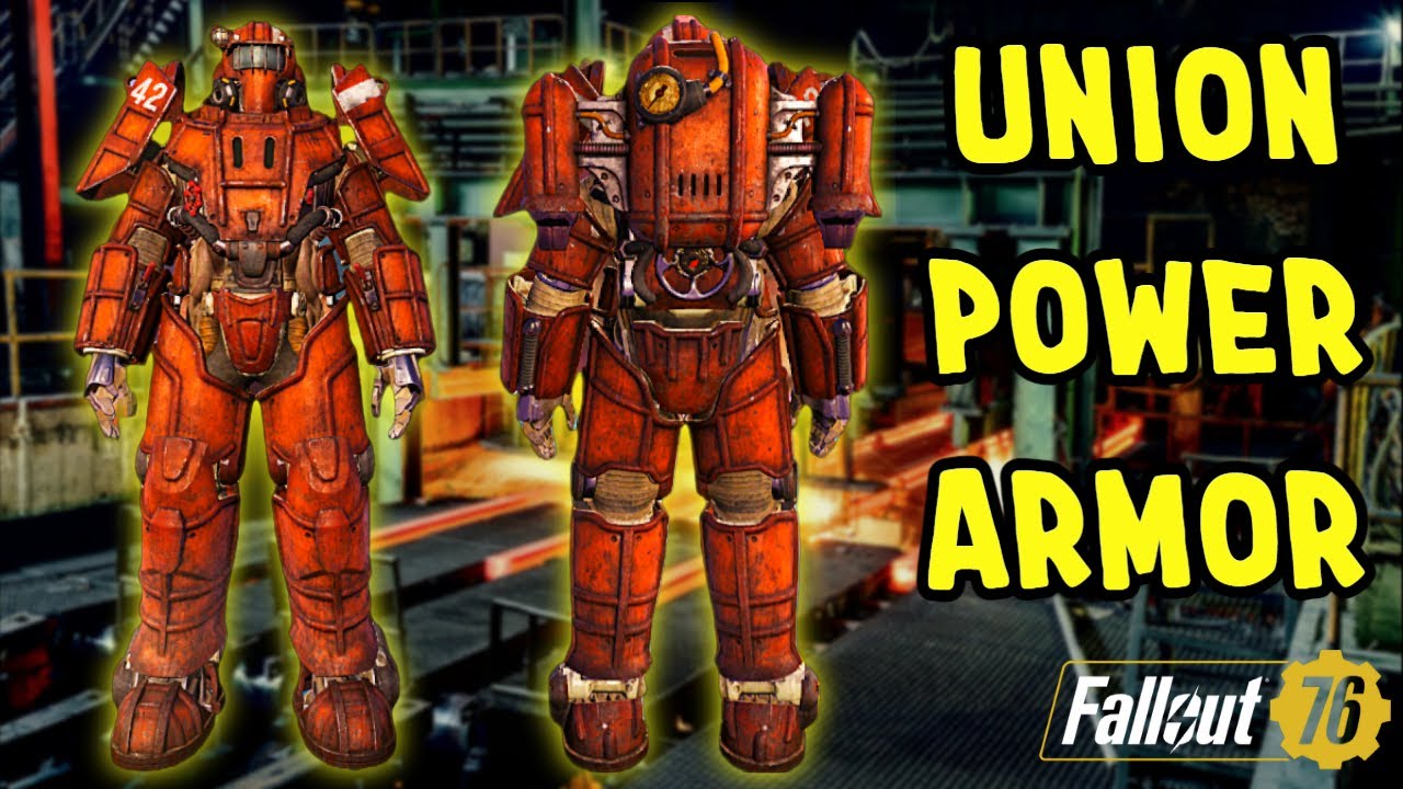 UNION POWER ARMOR The Best PA Full Guide Fallout 76 YouTube