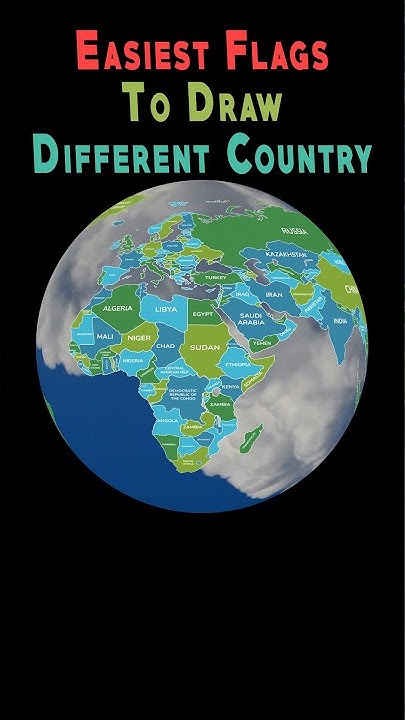 Easiest Flags To Draw From Different Countries - YouTube