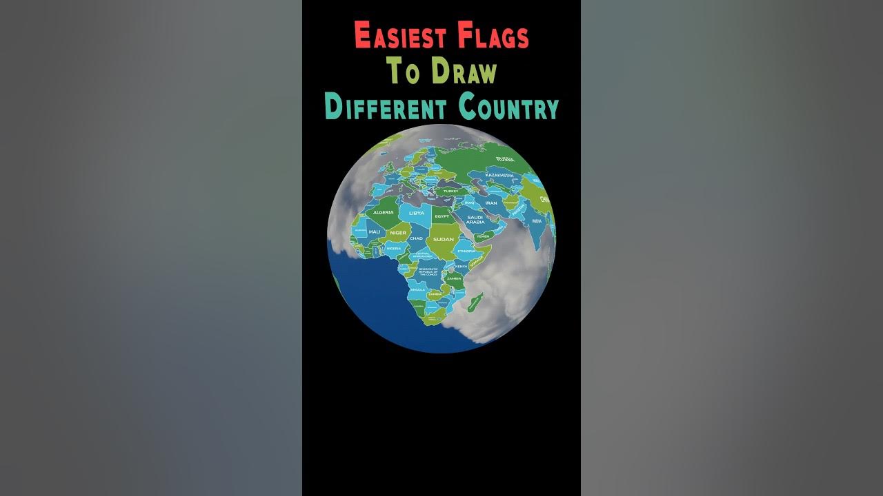 Easiest Flags To Draw From Different Countries - YouTube