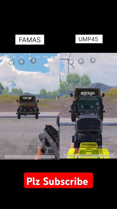 FAMAS VS UMP45🔥| #funny #bgmi #pubgmobile #gaming #trending - YouTube