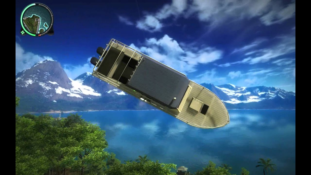 Just Cause 2 Heavy Ass Boat Trip!!! - YouTube