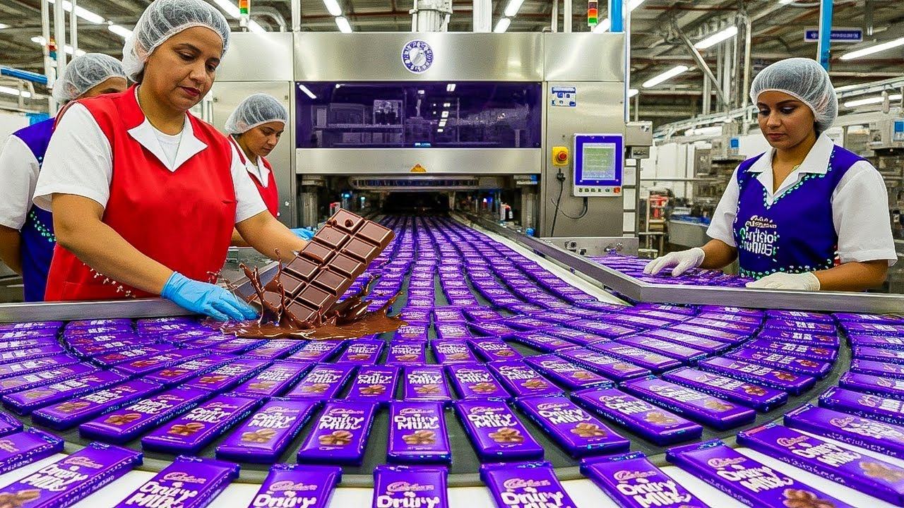 Inside the Chocolate Factory - How Millions of Chocolate Bars Are Made ...