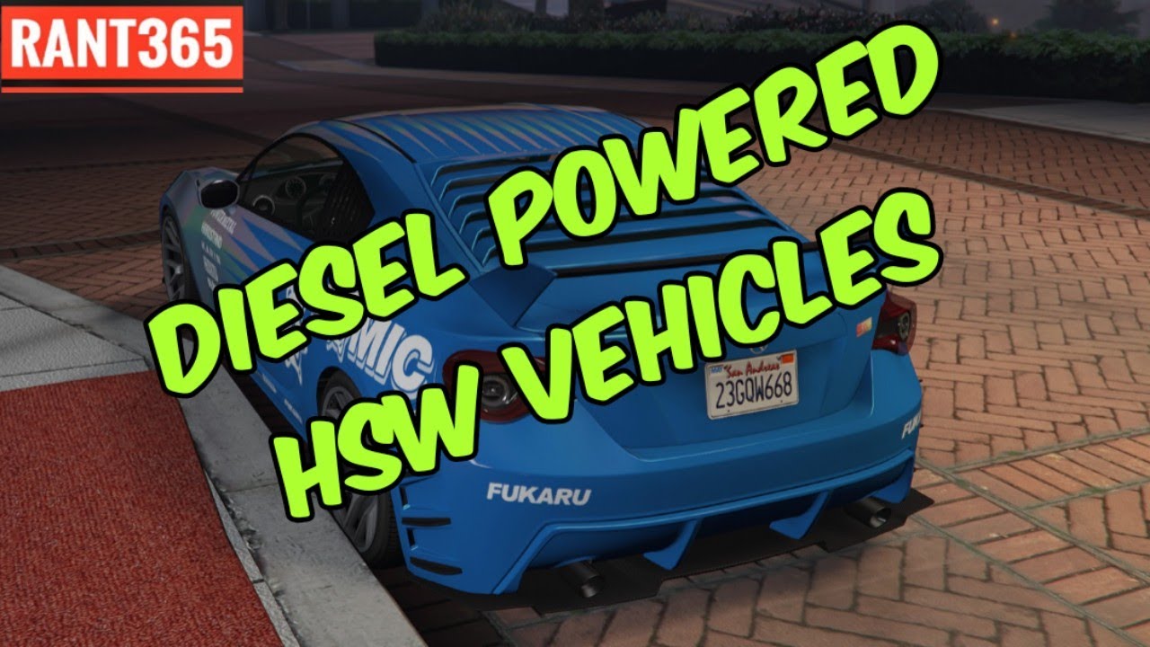 Random Event- Diesel powered HSW vehicles | GTA 5 Online - YouTube