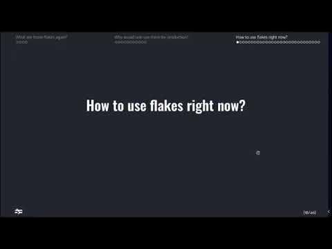 Nix Flakes in Production: What, Why and How - YouTube