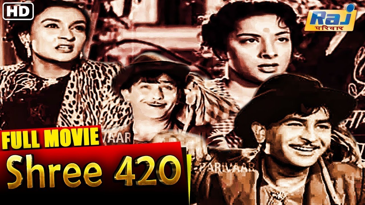Shree 420 Full Movie HD Popular Hindi Movie Nargis Nadira Raj