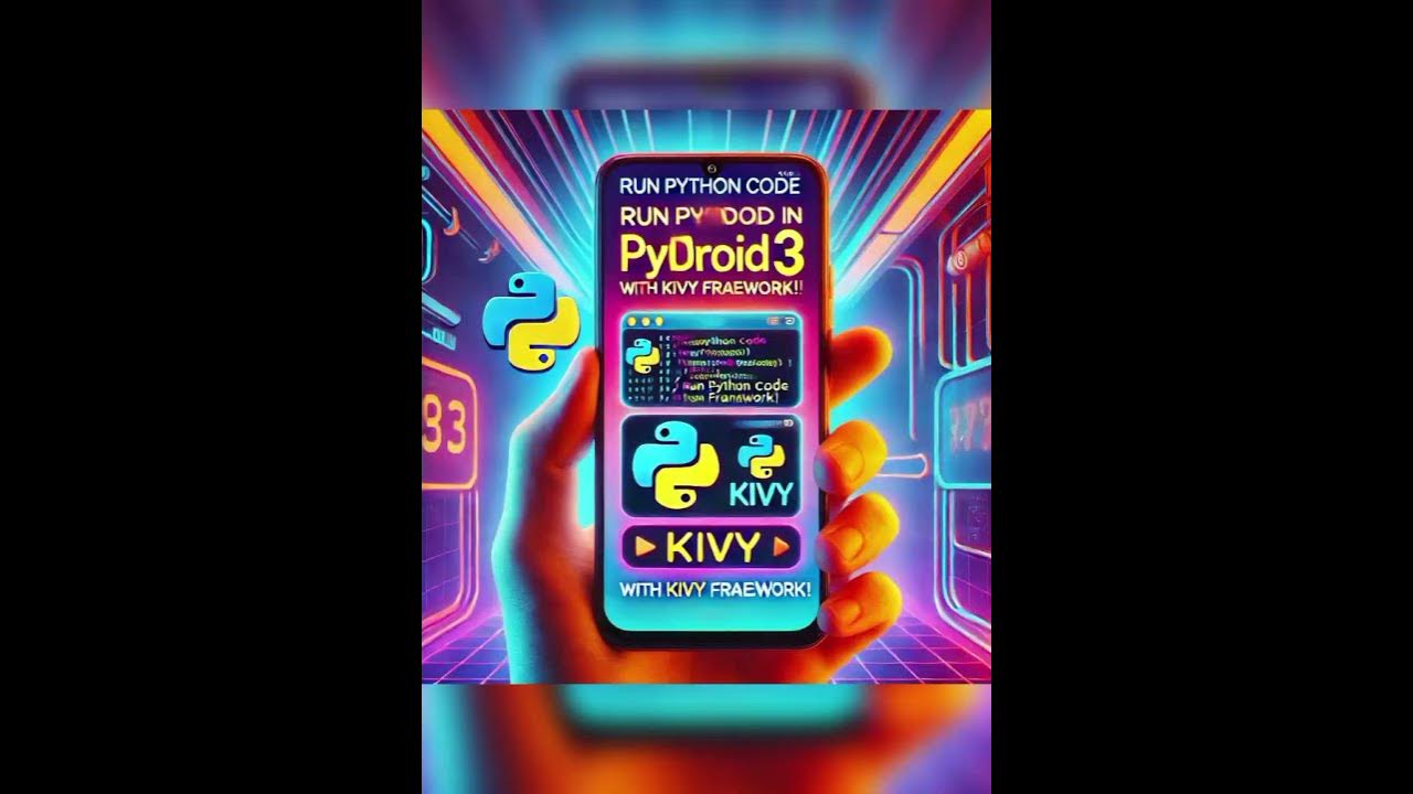 How to run python/kivy codes in Pydroid3 python IDE Pydroid3 tutorial #shorts - YouTube