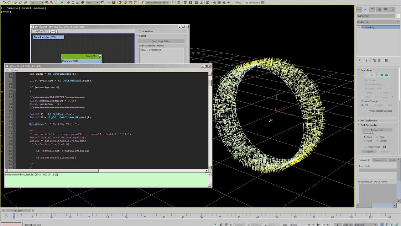 TyFlow Script Tutorial 02: Snow - YouTube