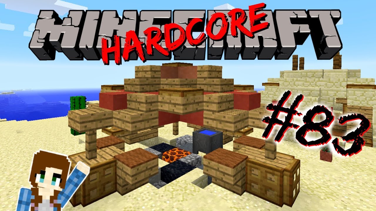 [Minecraft Timelapse] Hardcore - #83 Diagonal Fire Place and Desert ...