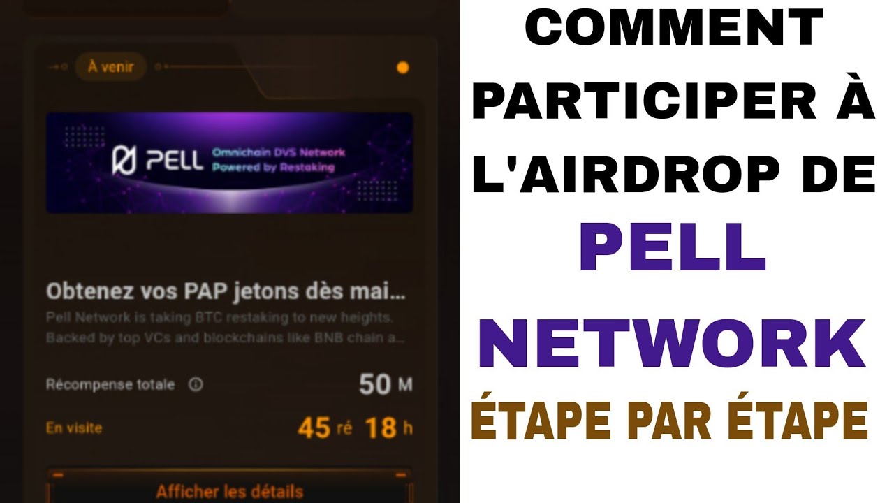 Comment participer à #l'airdrop de pell Network/participate in the pell Network airdrop/step by ...