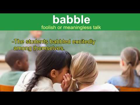 BABBLE/English Vocabulary - YouTube