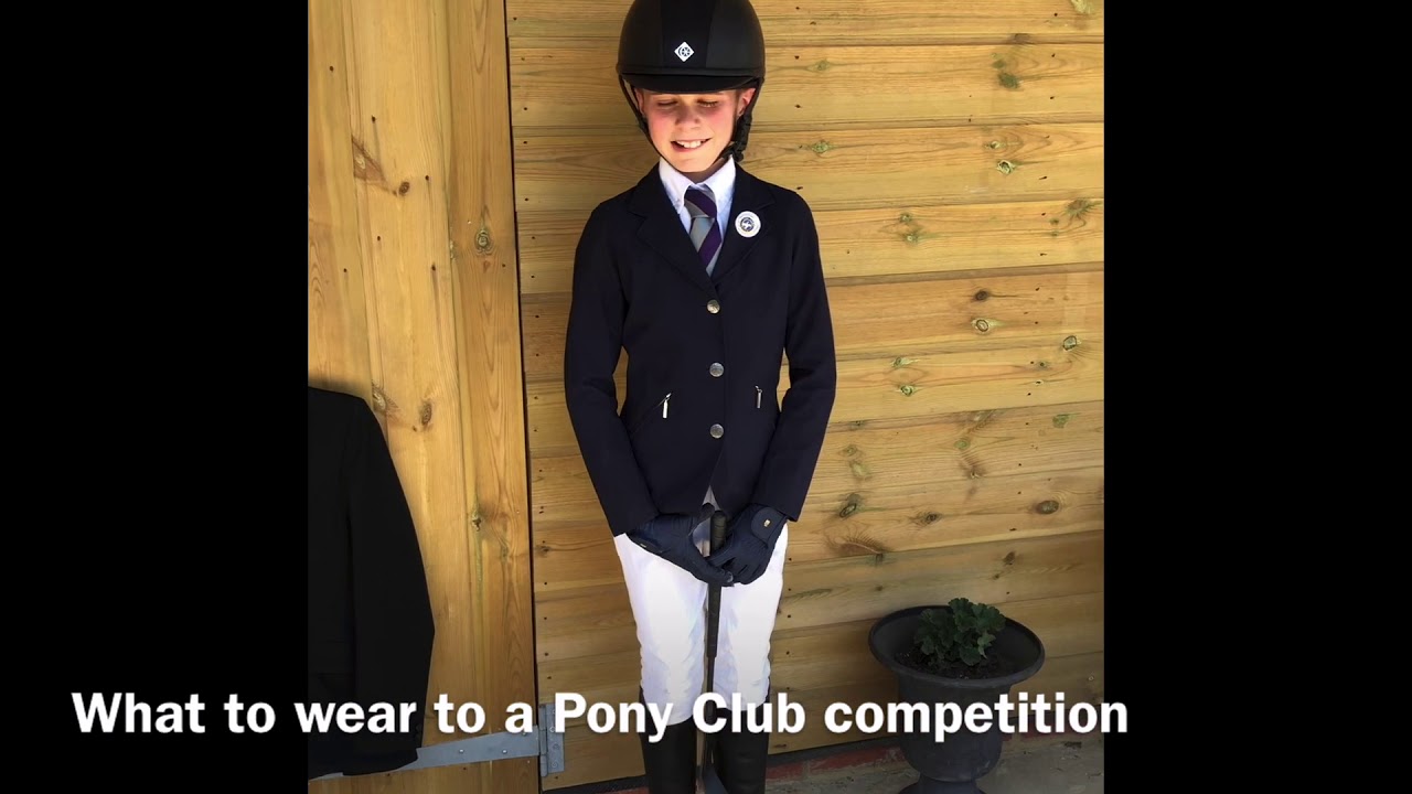 What to Wear: To a Pony Club Competition - YouTube