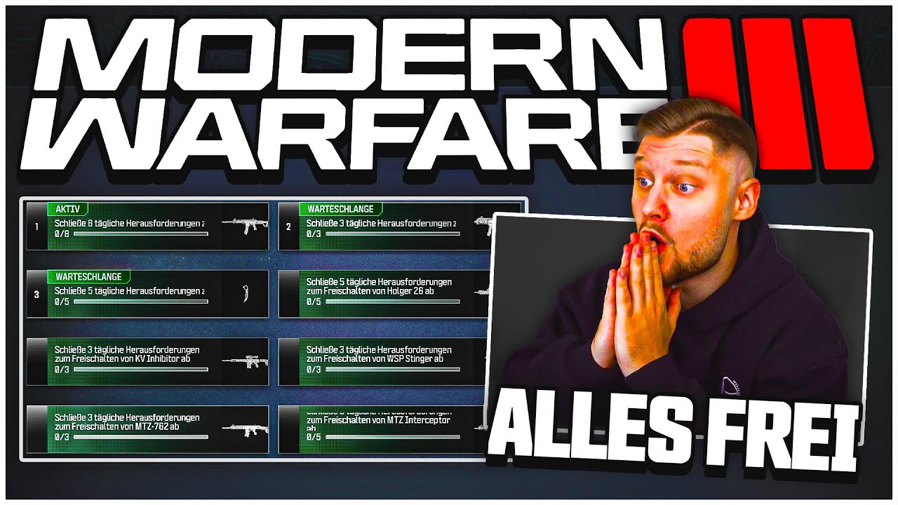 ALLE WAFFEN EINFACH FREISCHALTEN mit DIESEM TRICK in MODERN WARFARE 3 ...