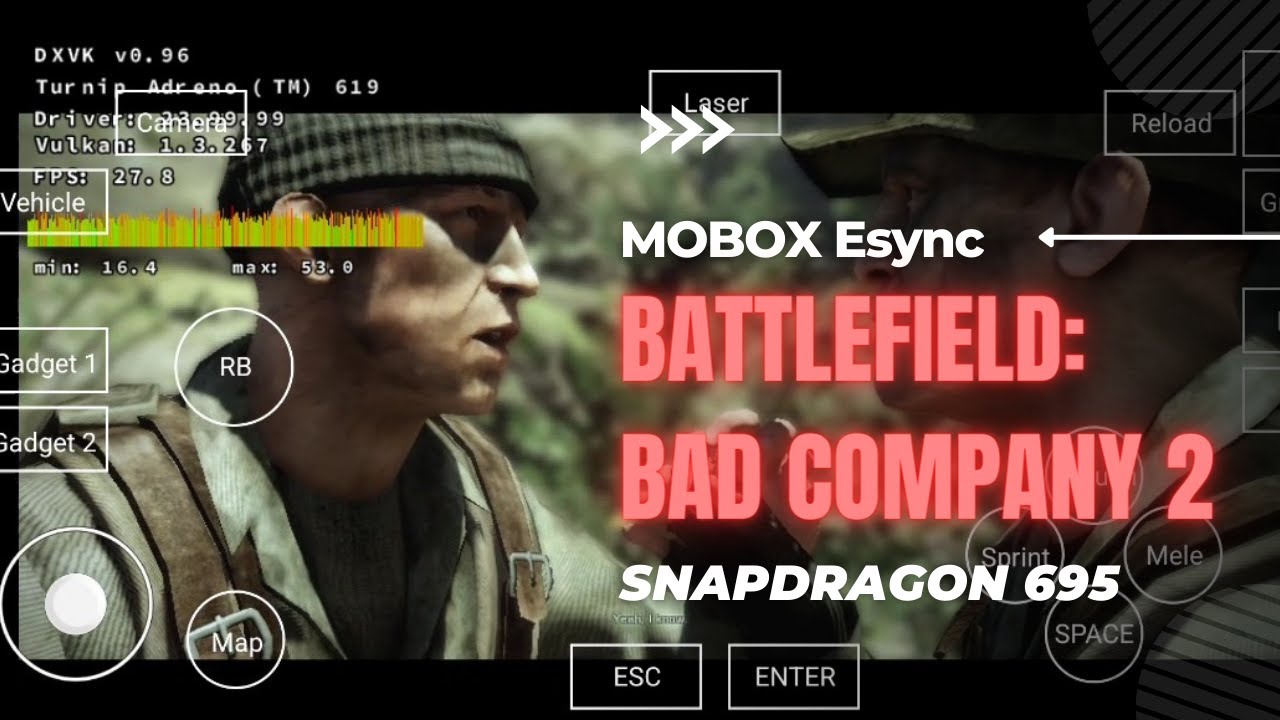 Battlefield: Bad Company 2 Gameplay on Snapdragon 695 | MOBOX Esync PC ...