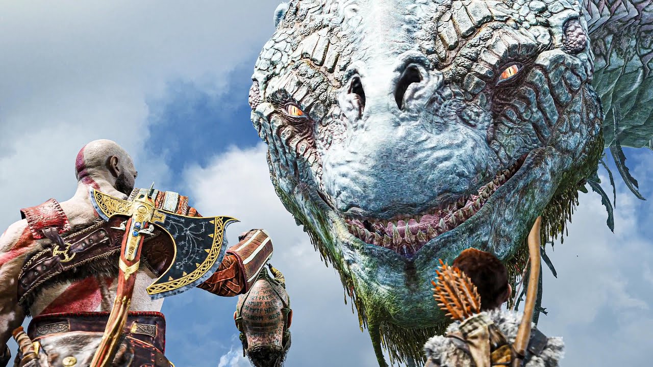 God of War Ragnarok - World Serpent Story So Far (All Scenes) 4K ULTRA ...