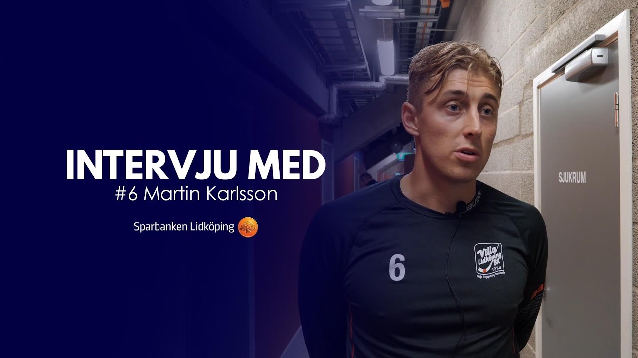 MARTIN KARLSSON EFTER 5-2 MOT VÄNERSBORG | Vänersborgsklubban Cup - YouTube
