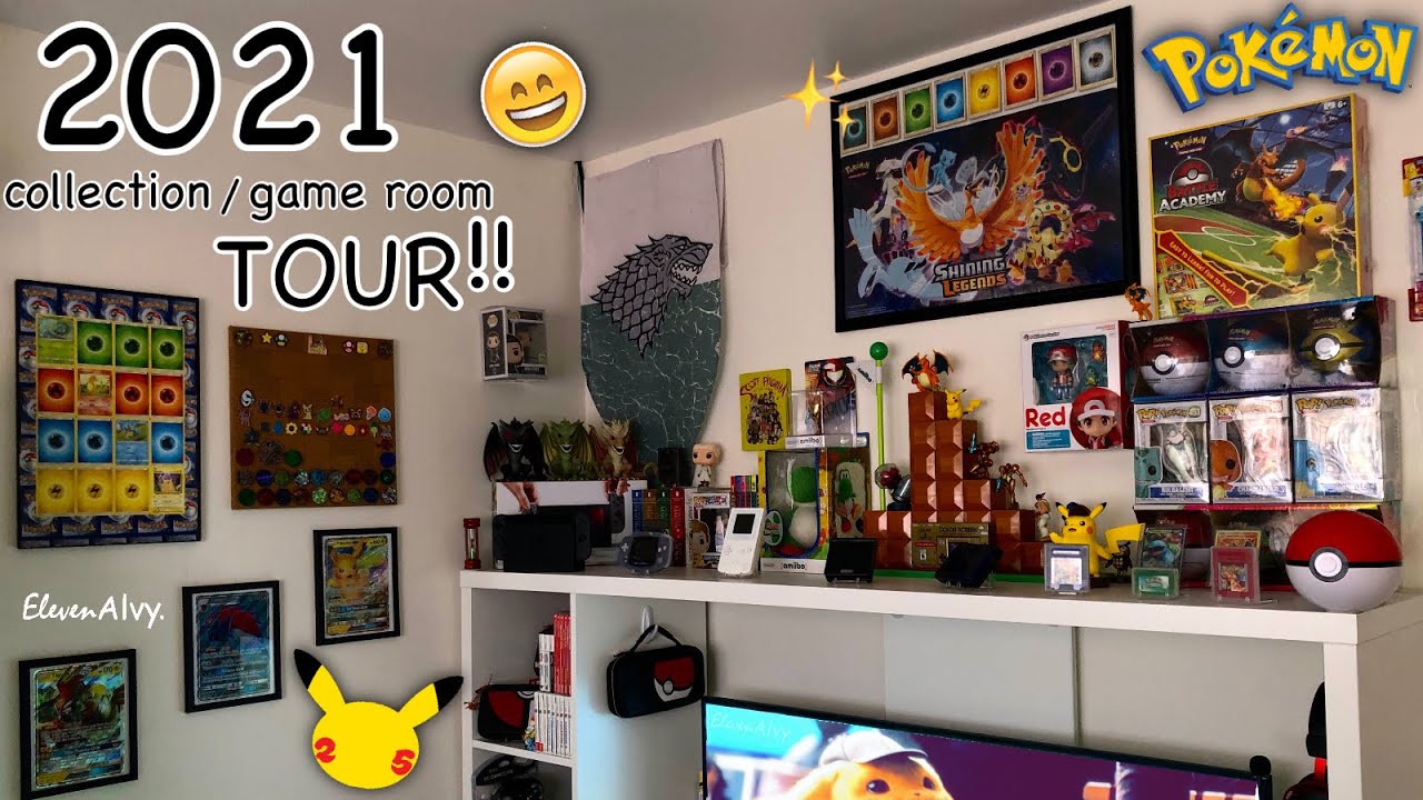 2021 Pokémon Collection Room Tour | ElevenAlvy. - YouTube