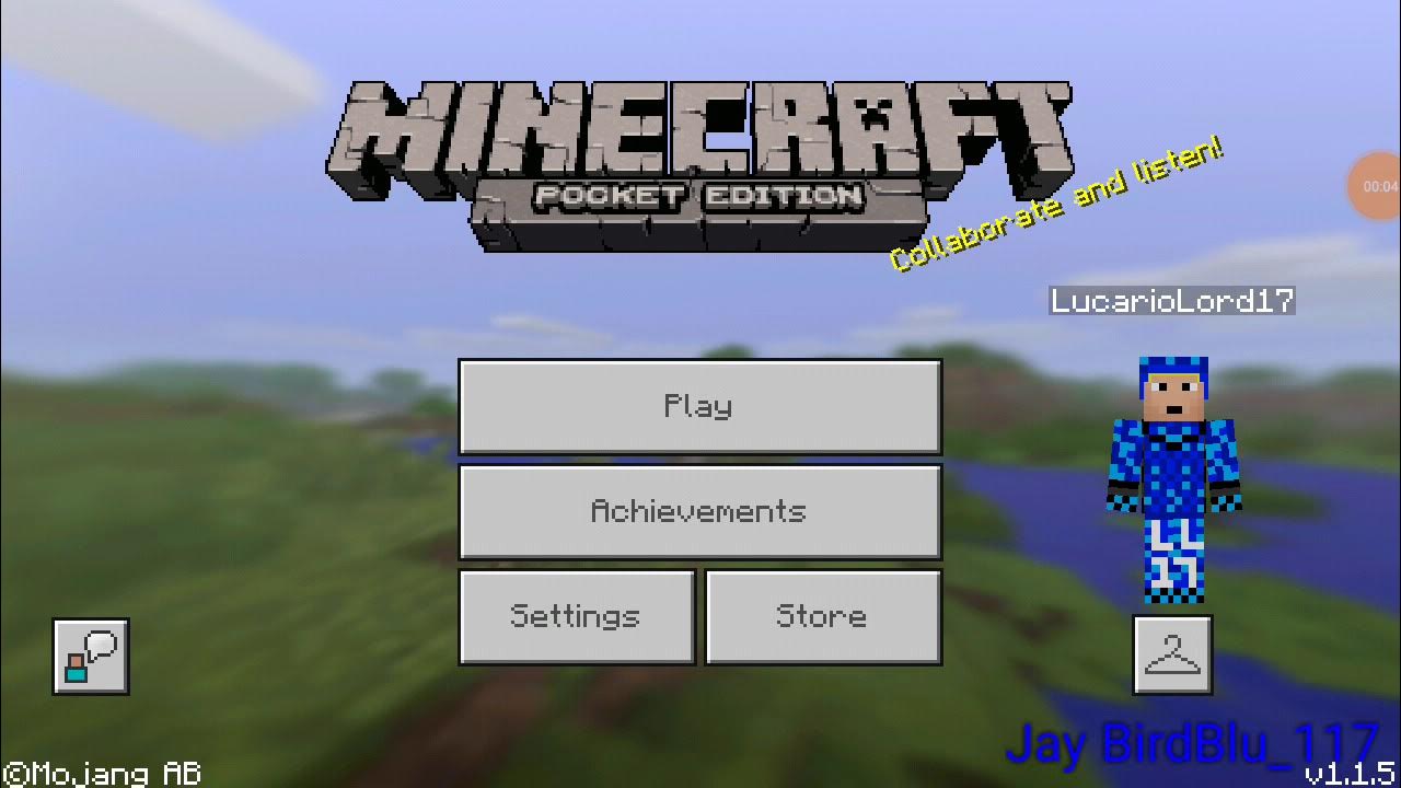 Minecraft: PE | Menu Music Proof [Read Desc.] - YouTube