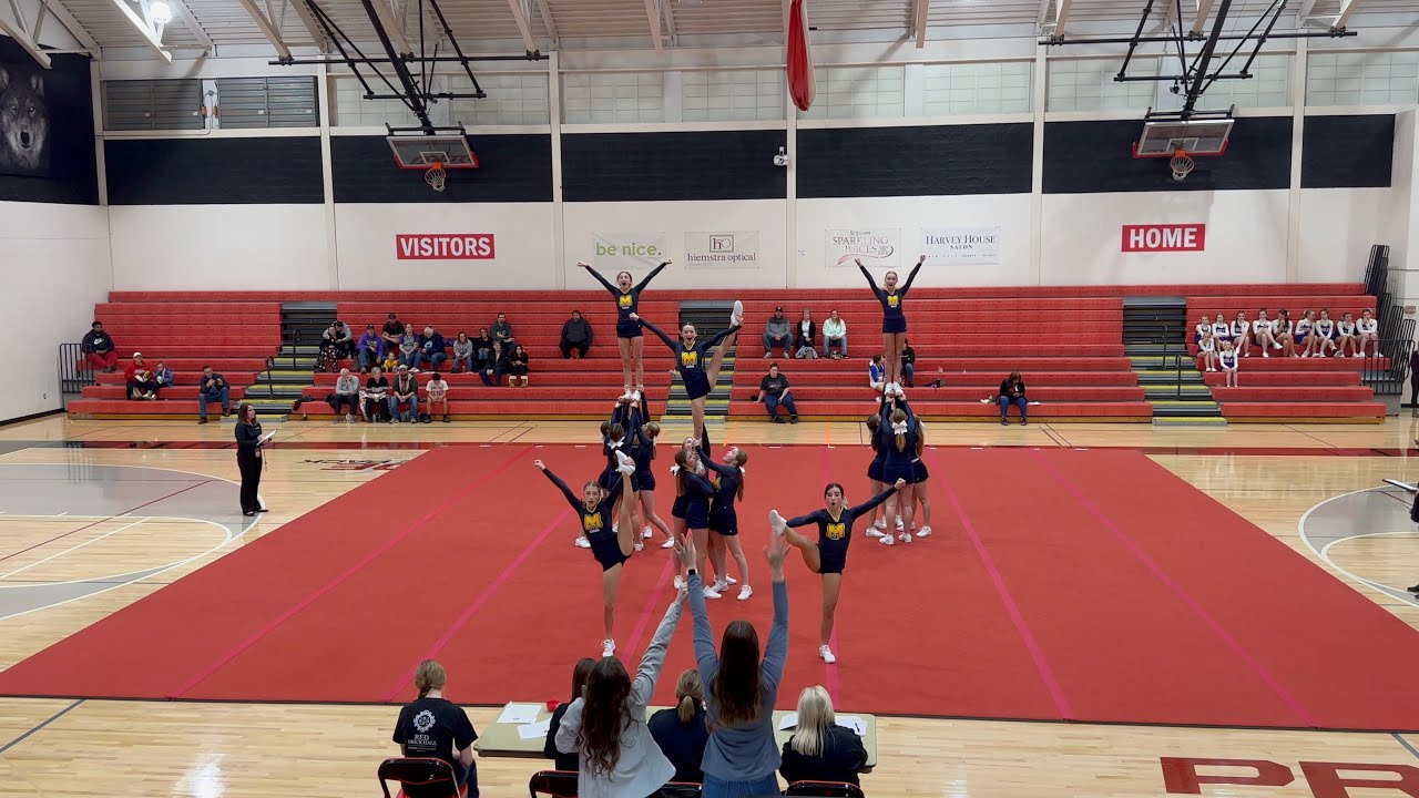 Mattawan Middle School Competitive Cheer - Blue Team - Round 3 - 12/5 ...