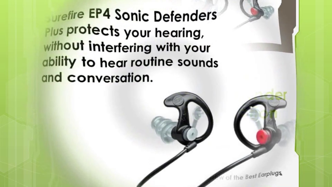 Surefire EP4 Sonic Defender Ear Protection - YouTube