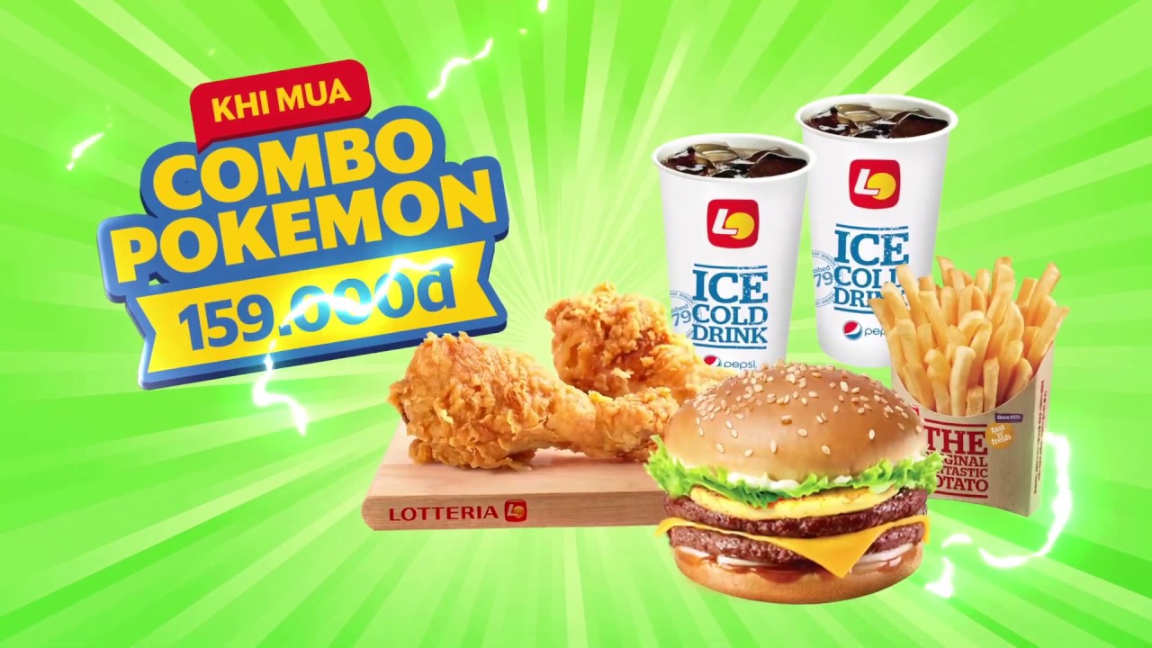 🍗🍗🍗 ĐẶT LOTTERIA, RINH POKEMON VỀ NHÀ - YouTube