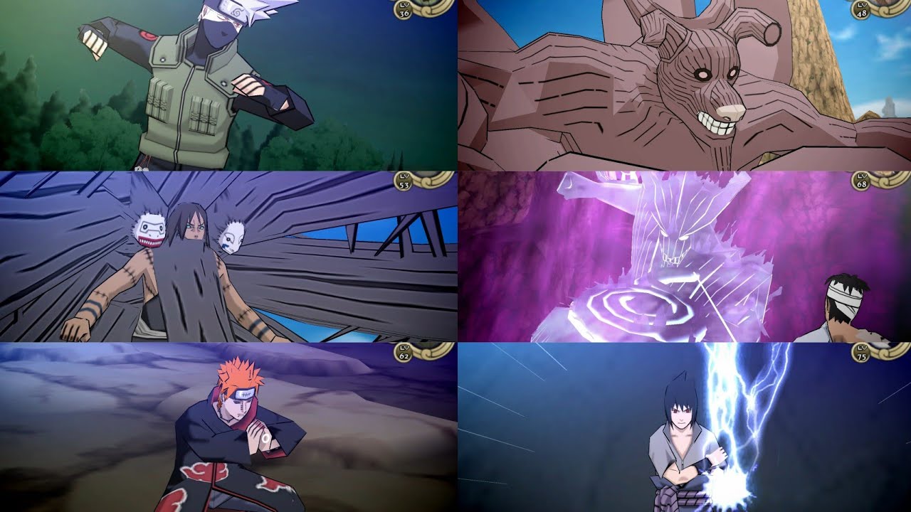 All Boss Fights-Naruto Shippuden: Ultimate Ninja Impact - YouTube
