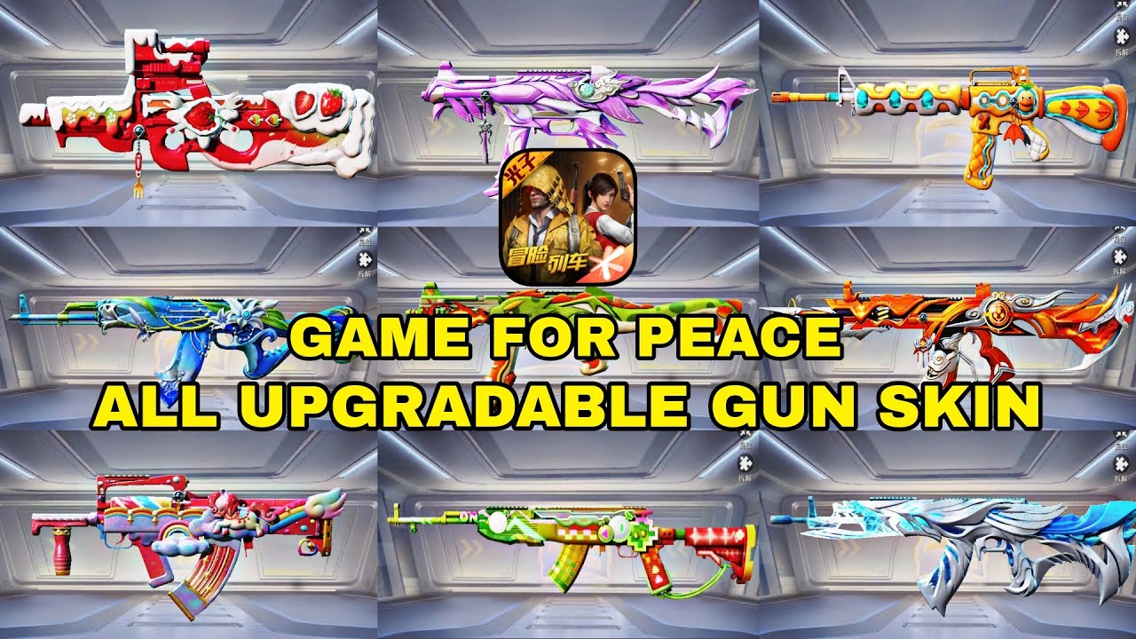 Game For Peace All Upgradable Gun Skin | Ump45 Sks Uzi Dp28 ...