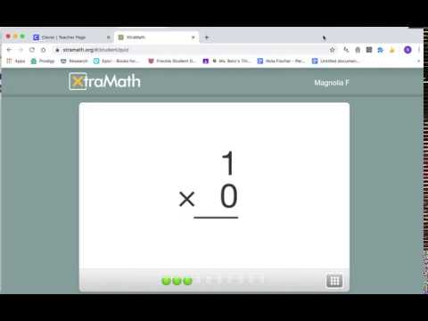 XtraMath Login Tutorial - YouTube
