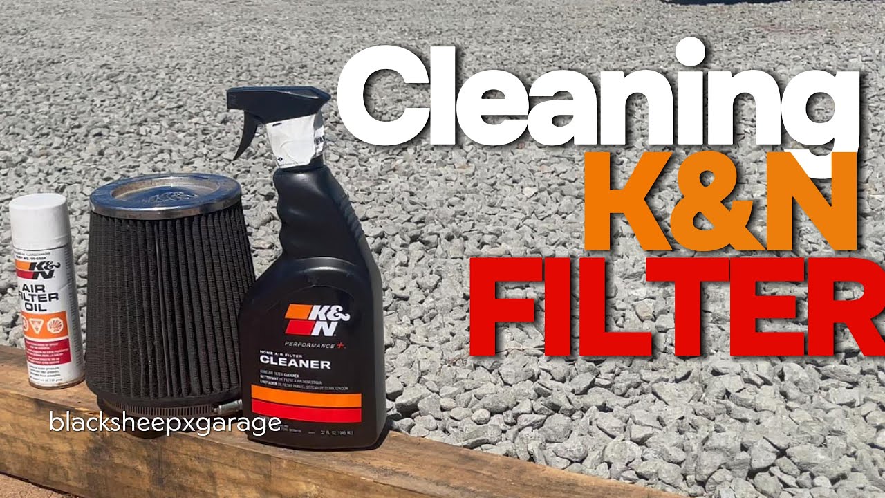 K&N Air Filter Cleaning & Re-Oiling | Ford Ranger 3.0 V6 Maintenance ...