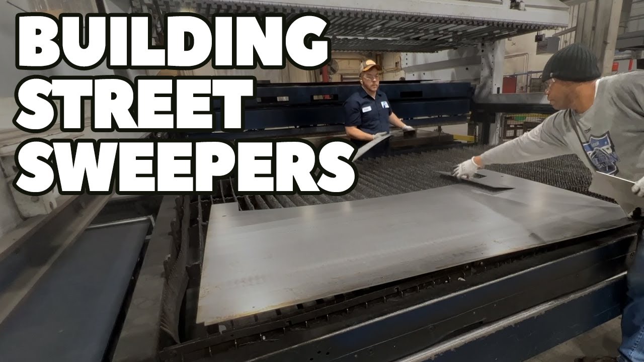 Building Street Sweepers - The Laser Operator - YouTube