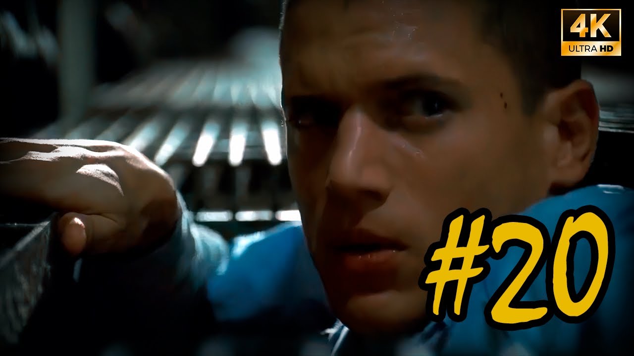 Michael Scofield exploring outside of his cell. Prison Break s01 pt.20 ...