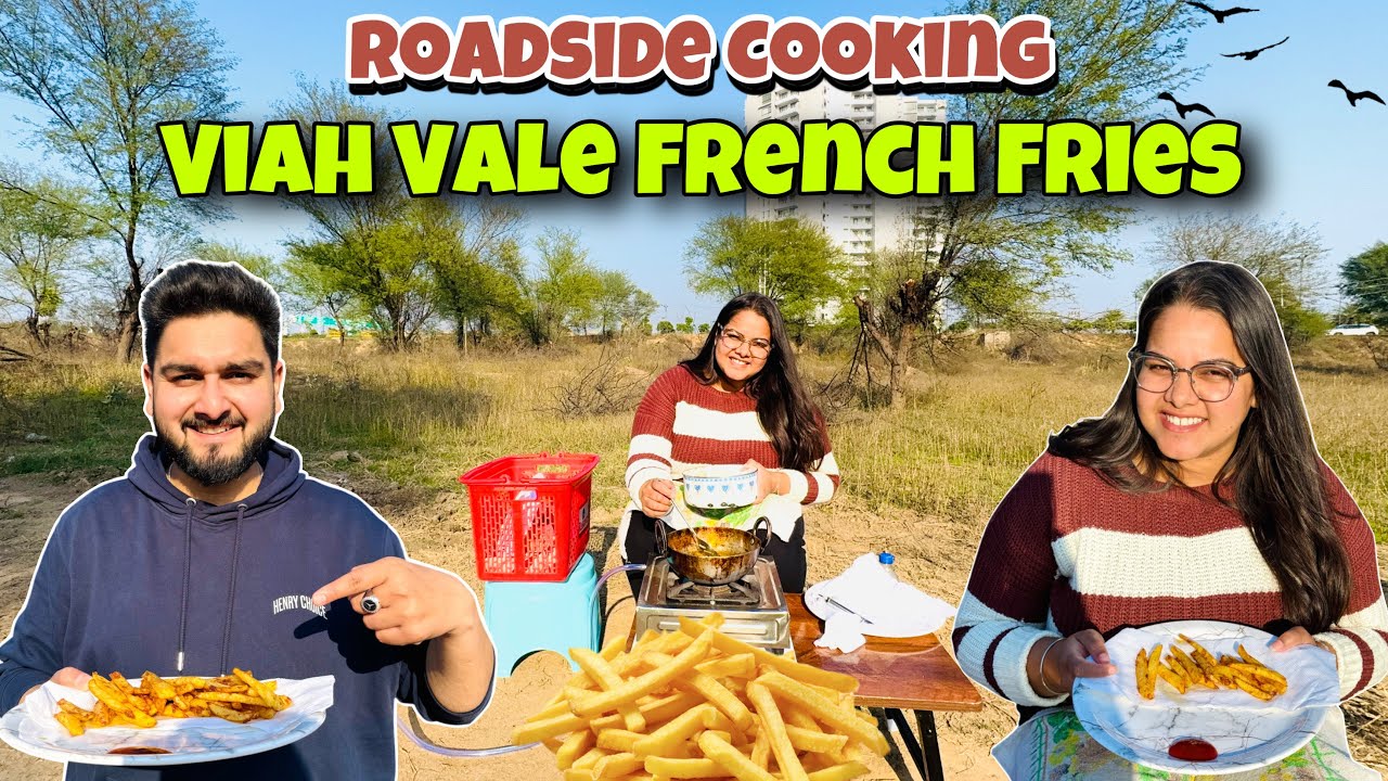 Viah Vale Crispy French Fries Recipe | Street Style Fries | Amanjass ...