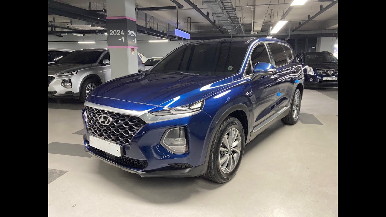 2020 SANTAFE TM SMART KEY+NAVI+BSD+VENT SEATS - YouTube