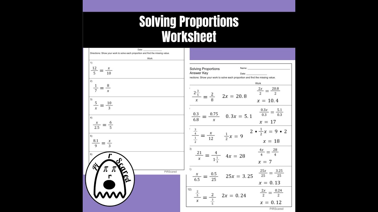 Solving Basic Proportions - YouTube